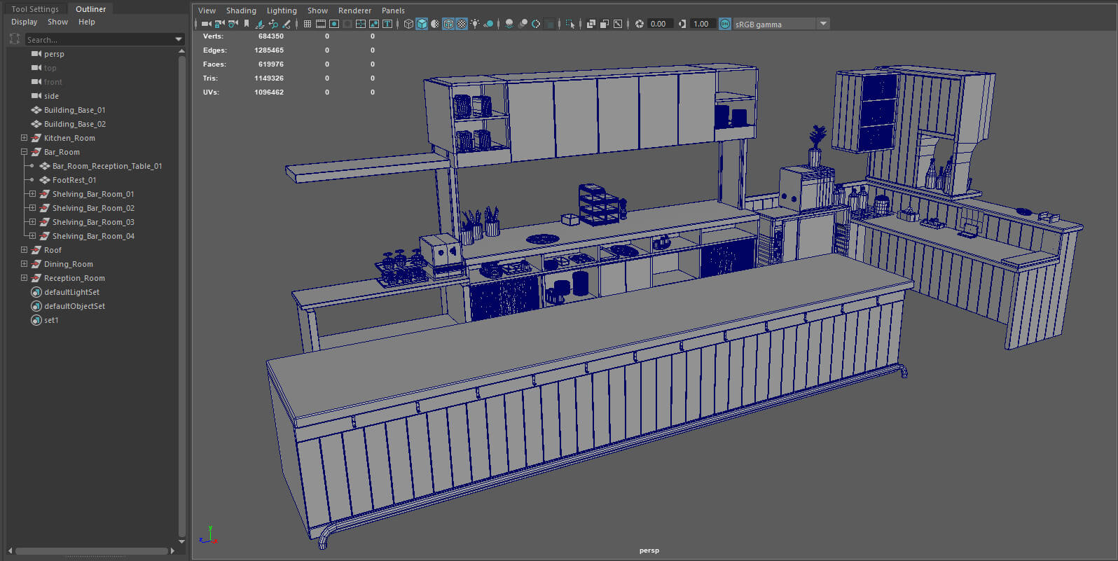 Asian Restaurant - 3D Model by ViperJr3D