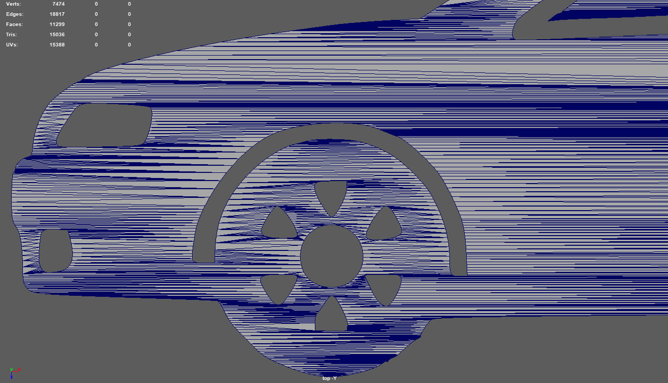 Audi A3 Key Ring - 3D Model by ViperJr3D