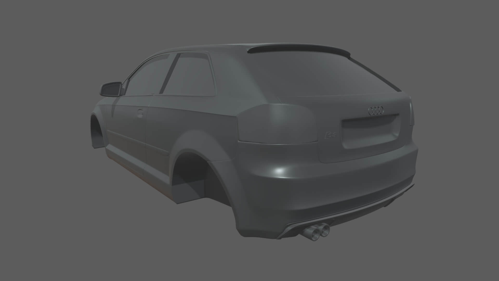 Audi A3 S3 2006 - 3D Model by ViperJr3D