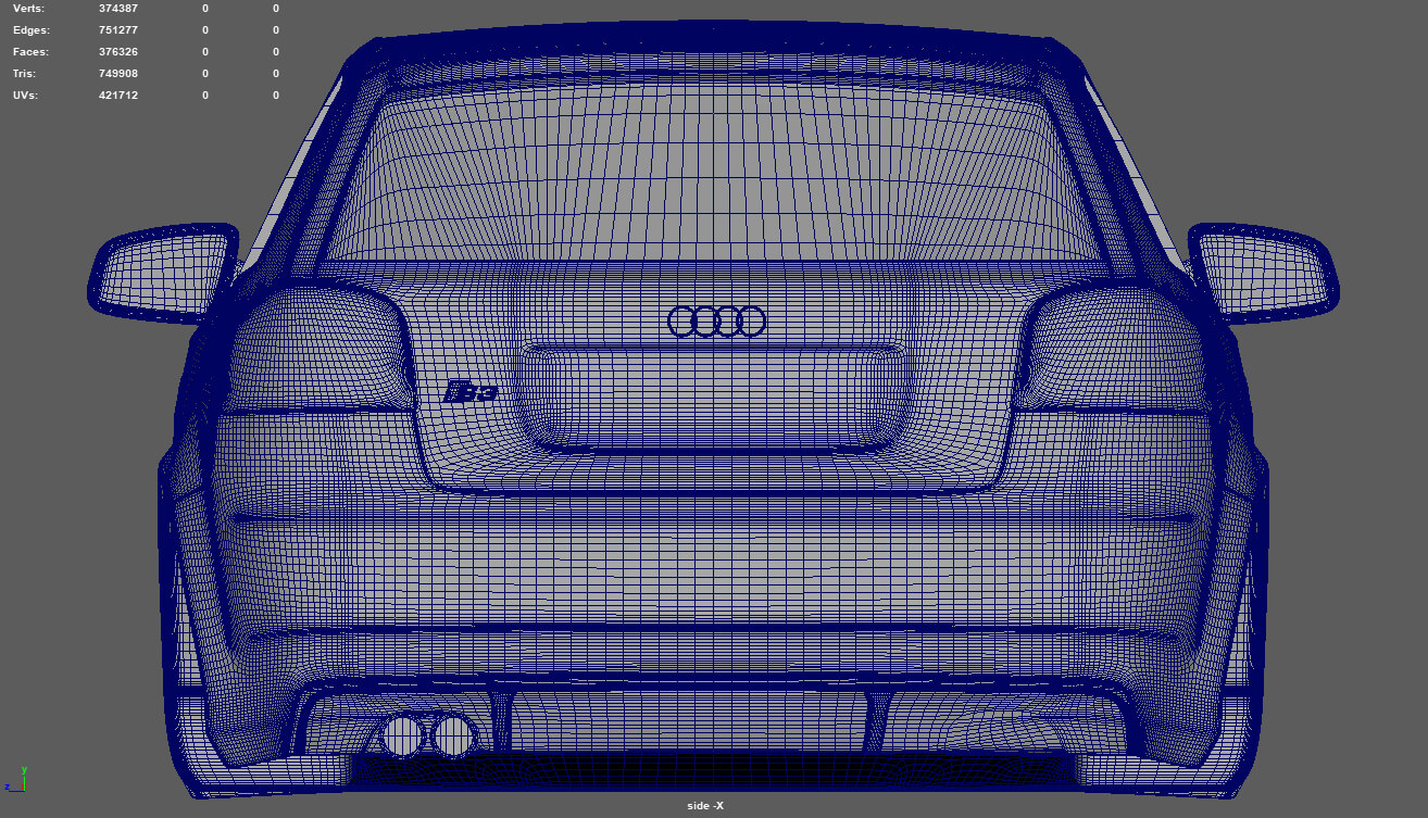 Audi A3 S3 2006 - 3D Model by ViperJr3D