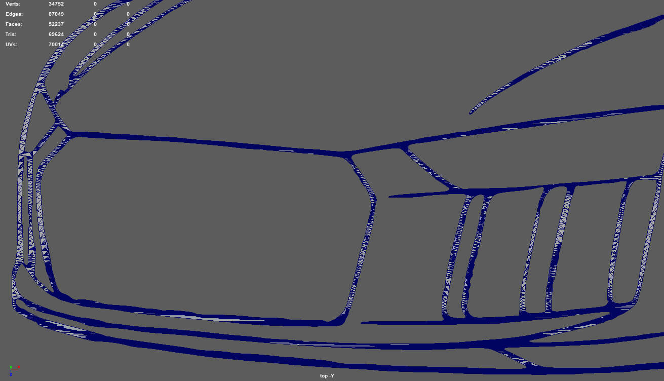 Audi R8 Perspective Wall Silhouette - 3D Model by ViperJr3D