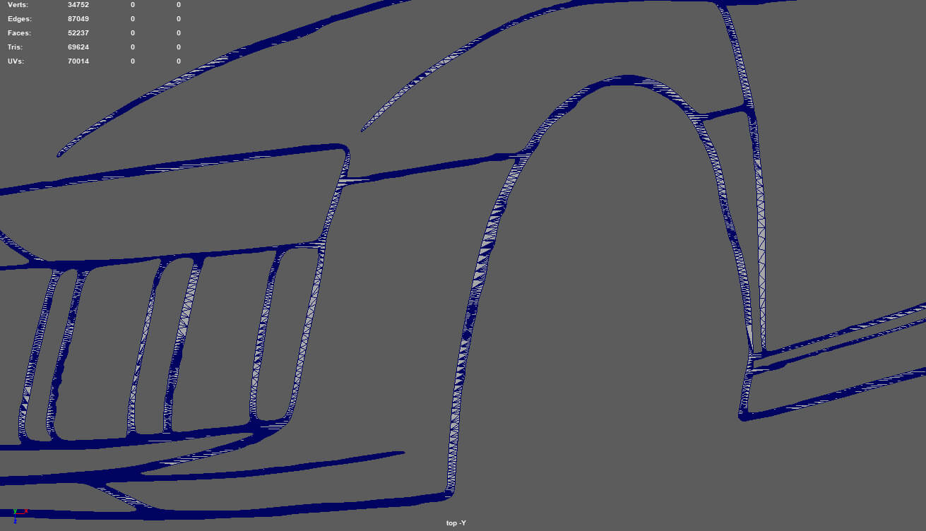 Audi R8 Perspective Wall Silhouette - 3D Model by ViperJr3D