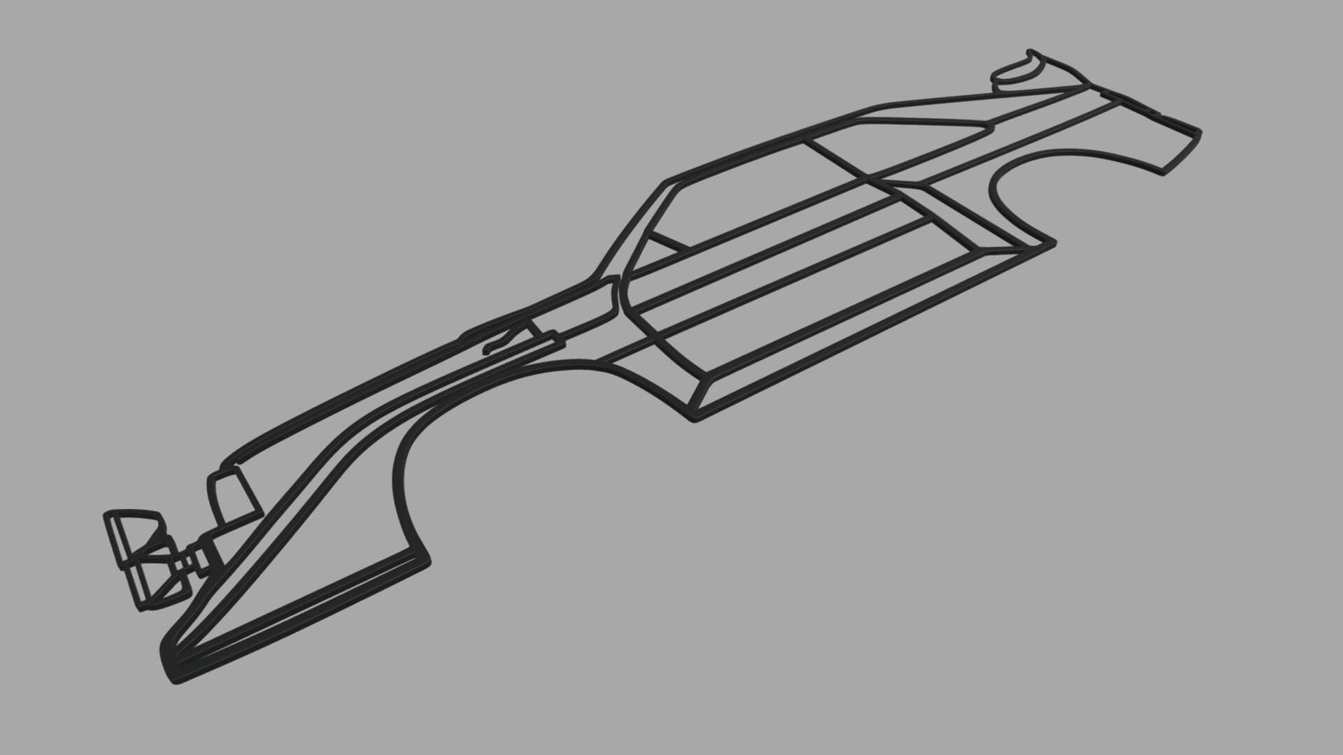 Audi S1 E2 Wall Silhouette - 3D Model by ViperJr3D