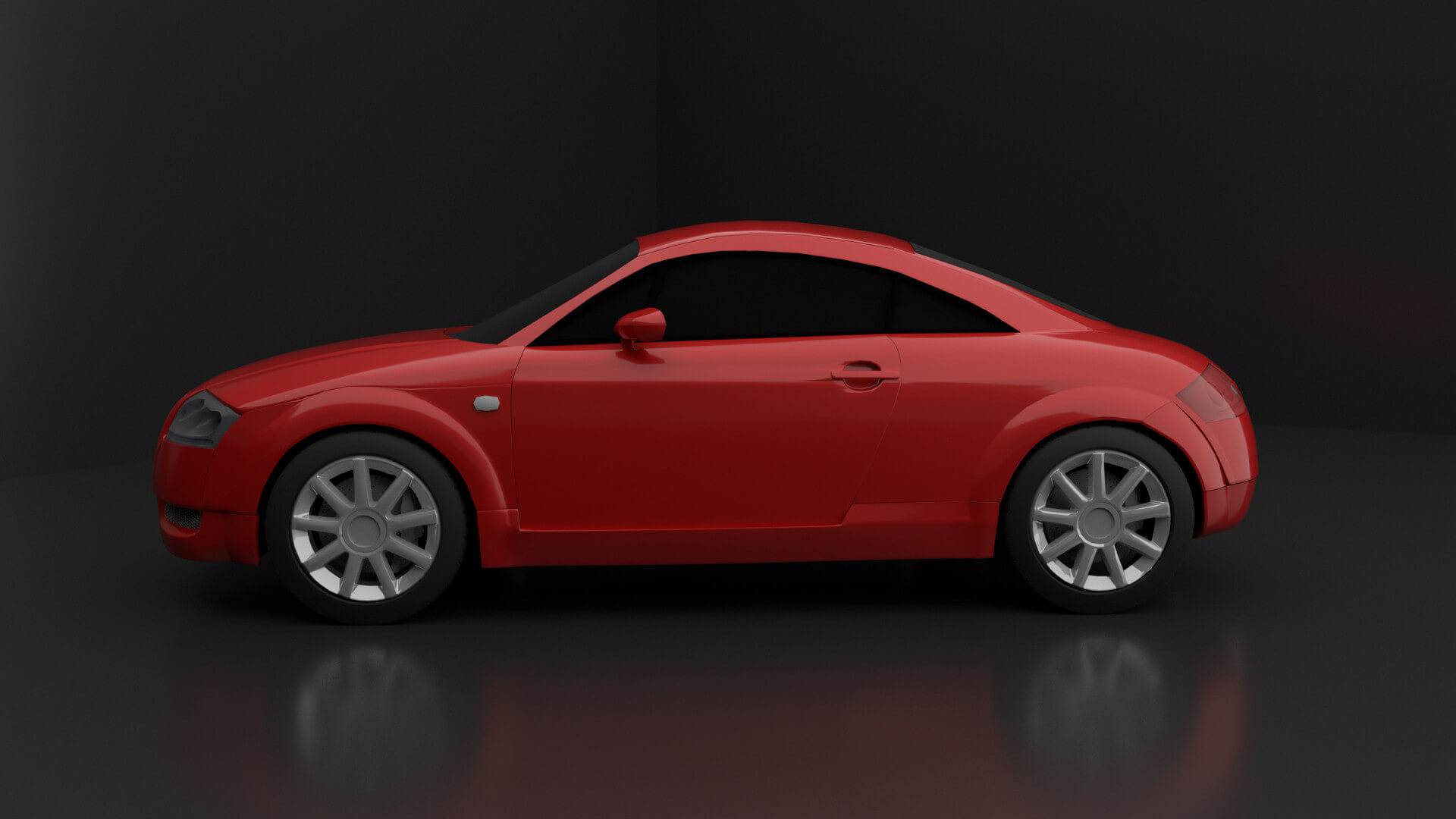Audi TT (Inspired on LeMans Edition) - 3D Model by ViperJr3D