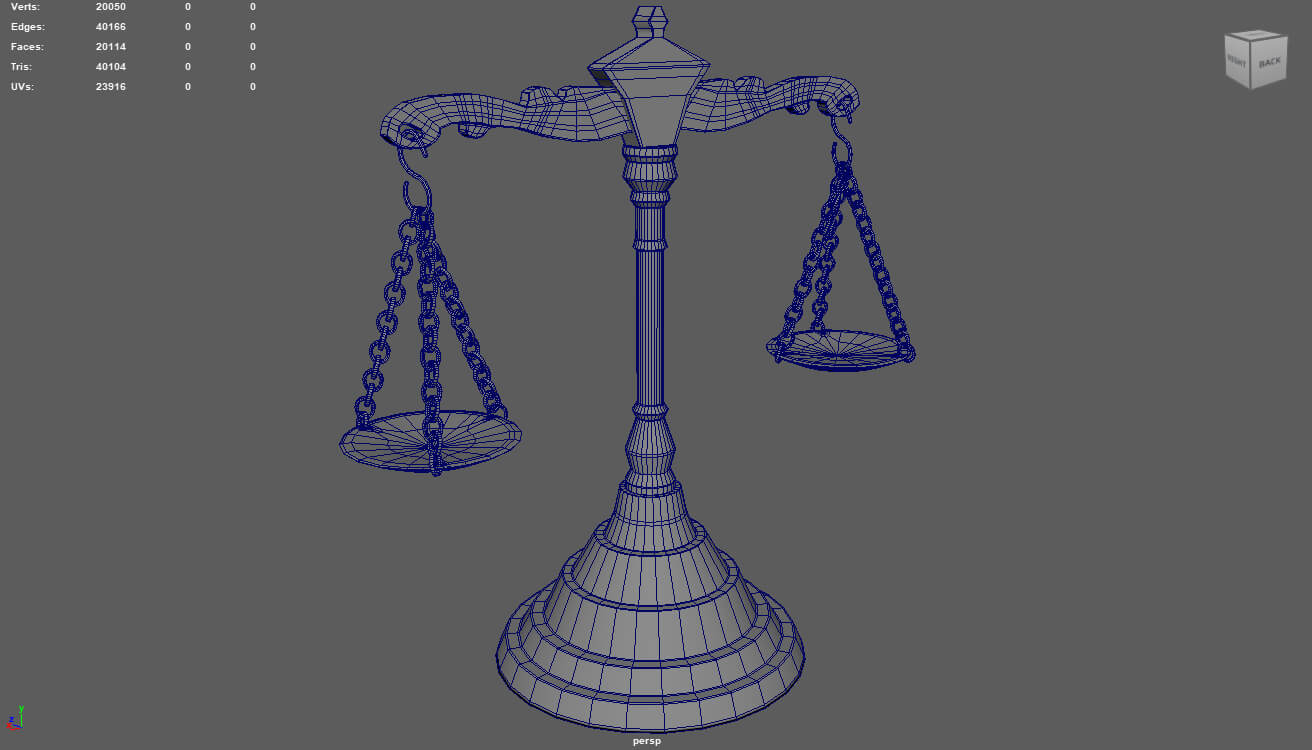 Balance Scale - 3D Model by ViperJr3D