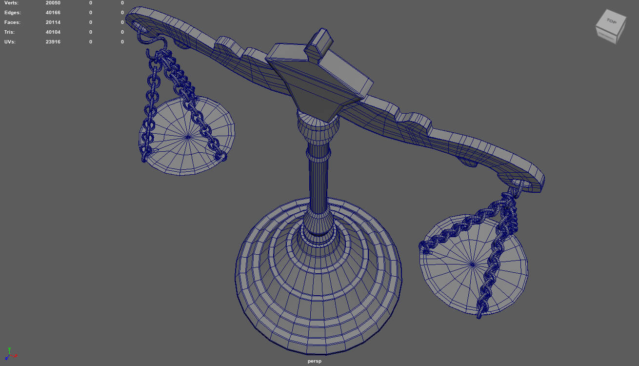 Balance Scale - 3D Model by ViperJr3D