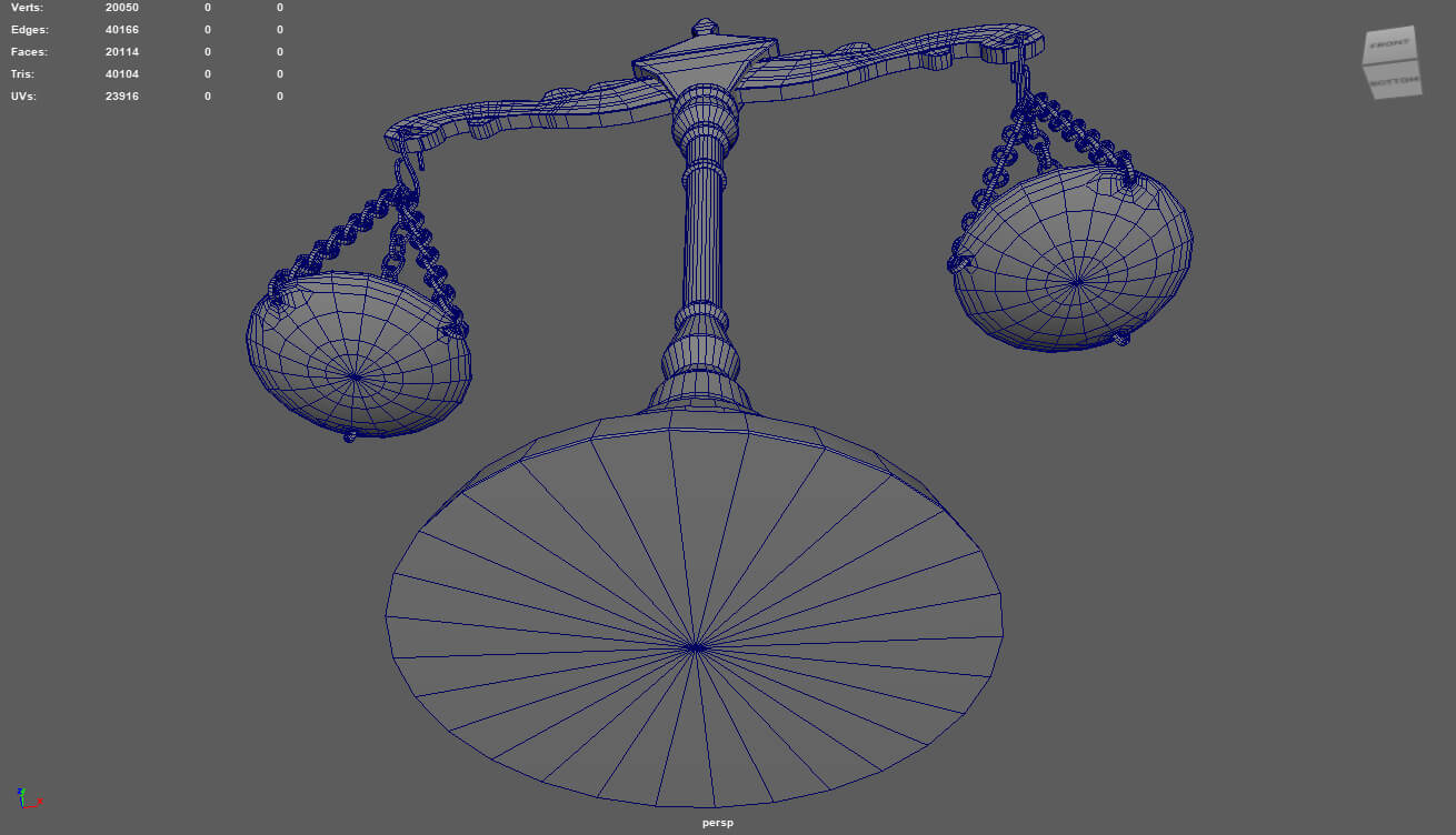 Balance Scale - 3D Model by ViperJr3D