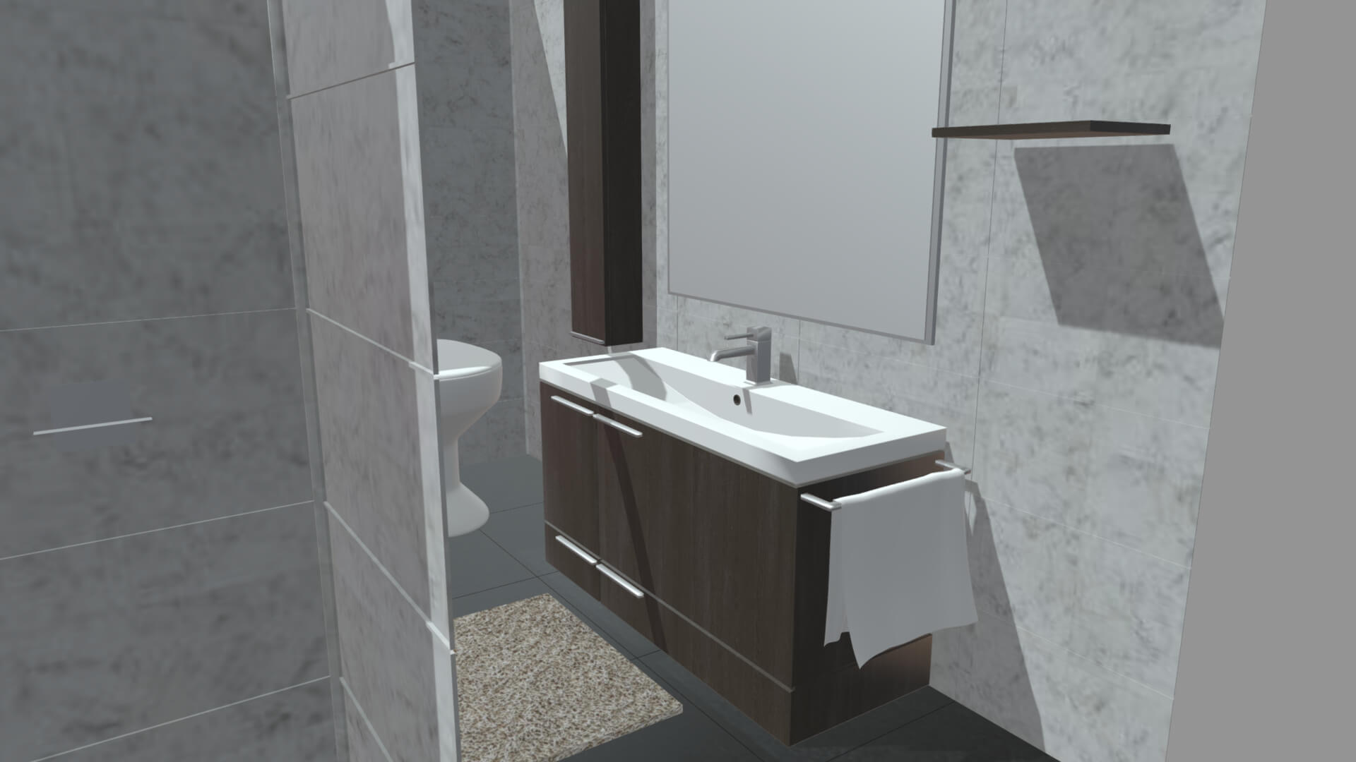 Bathroom Model 01 by ViperJr3D