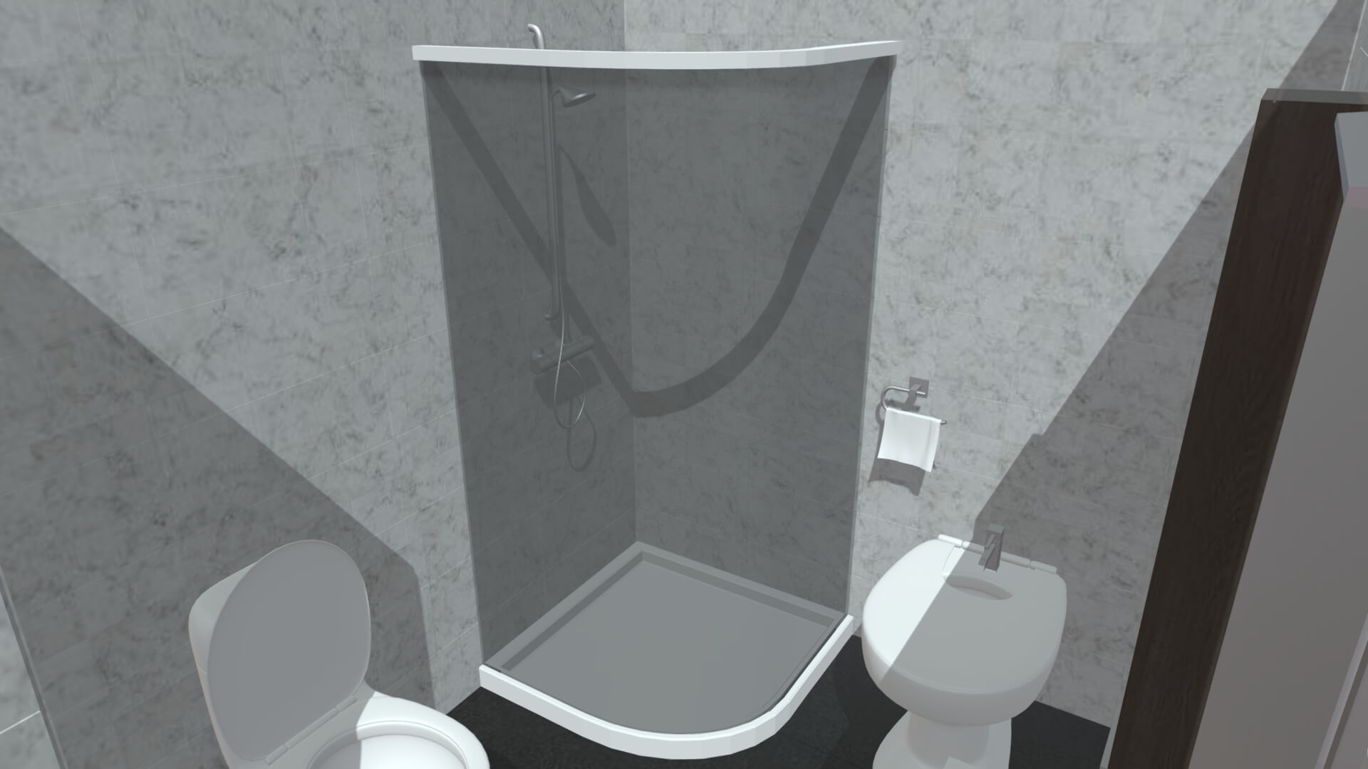 Bathroom Model 01 by ViperJr3D