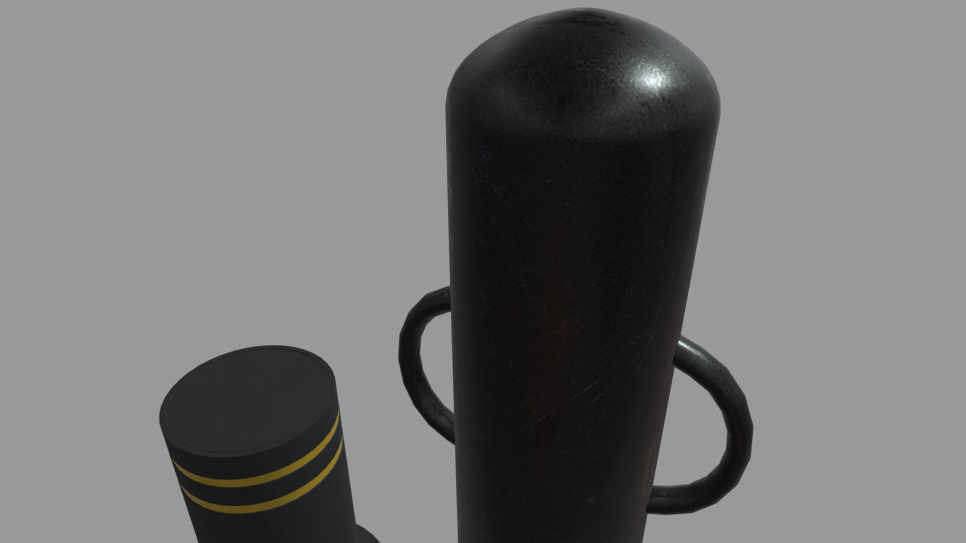 Bollards 03 04 05 06 Street - 3D Model by ViperJr3D