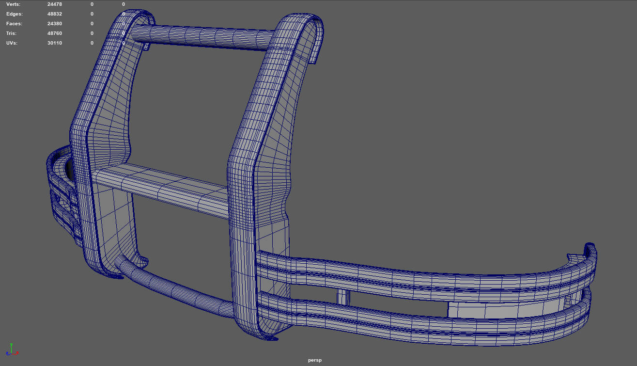 Bull Bar // Design 01 - 3D Model by ViperJr3D