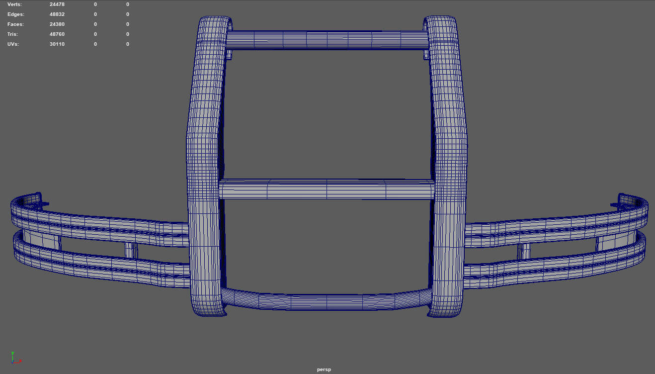 Bull Bar // Design 01 - 3D Model by ViperJr3D