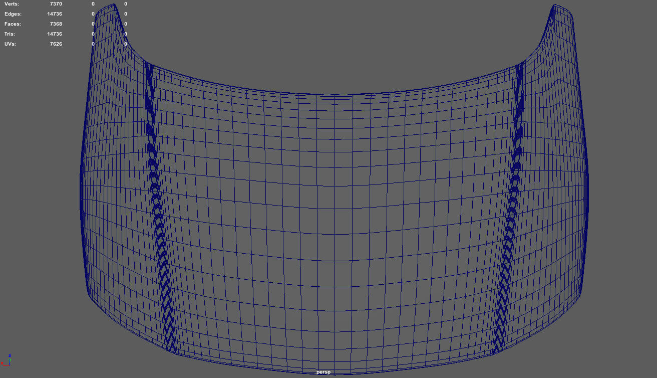 Car Bonnet 01 - 3D Model by ViperJr3D