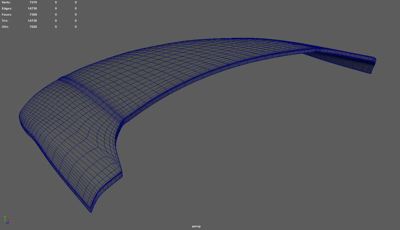 Car Bonnet 01 - 3D Model by ViperJr3D