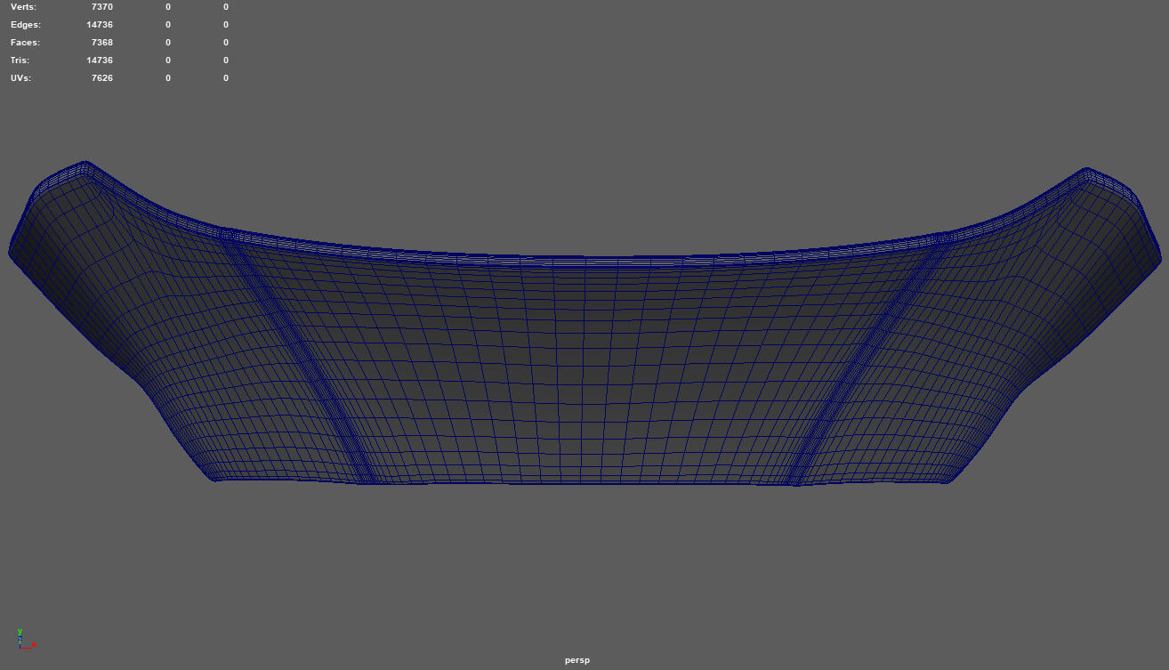 Car Bonnet 01 - 3D Model by ViperJr3D