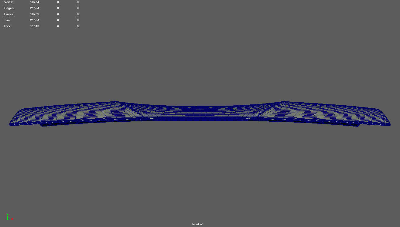 Car Bonnet 010 - 3D Model by ViperJr3D