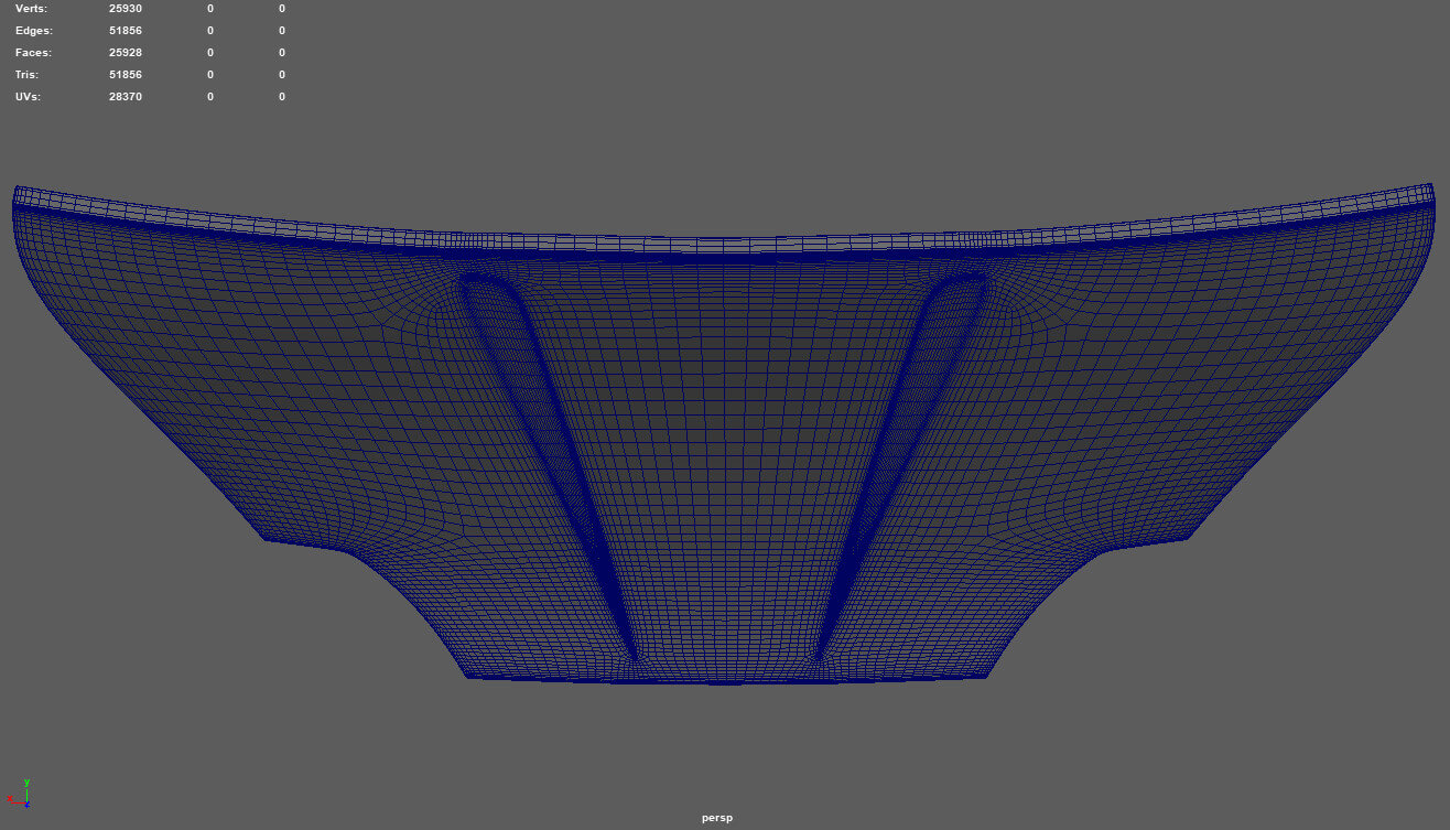 Car Bonnet 04 - 3D Model by ViperJr3D