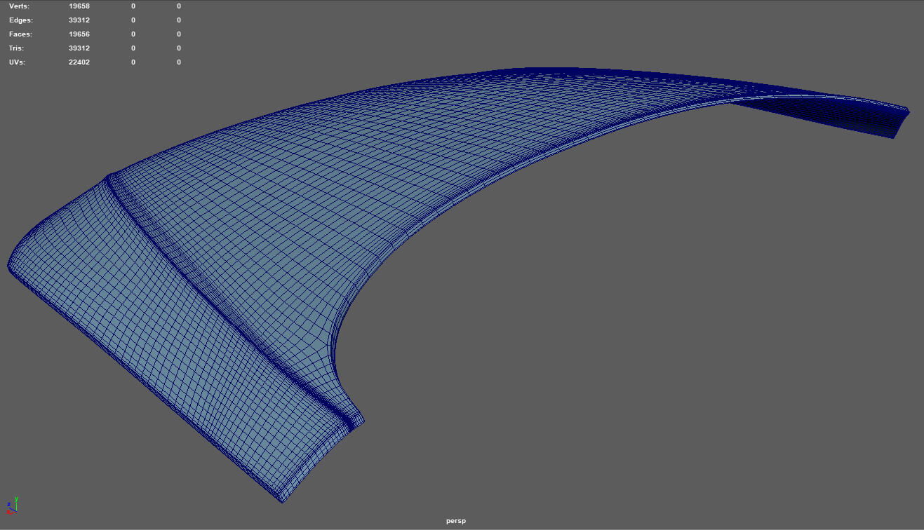 Car Bonnet 05 - 3D Model by ViperJr3D