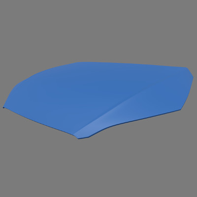 Car Bonnet 05 - 3D Model by ViperJr3D