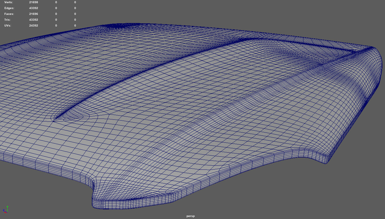 Car Bonnet 06 - 3D Model by ViperJr3D