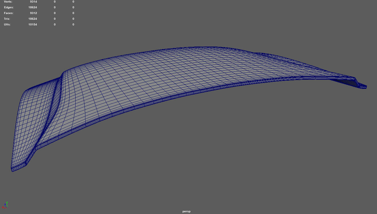 Car Bonnet 08 - 3D Model by ViperJr3D