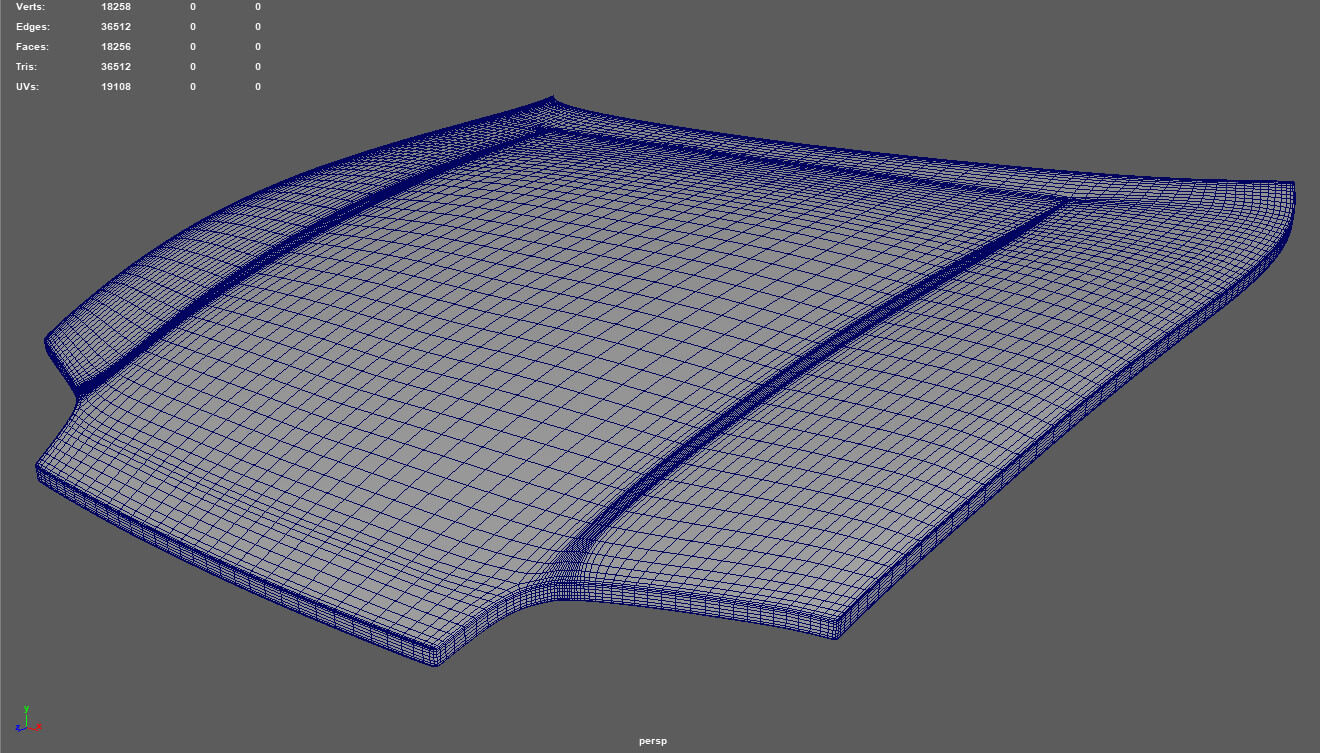 Car Bonnet Toyota Supra - 3D Model by ViperJr3D