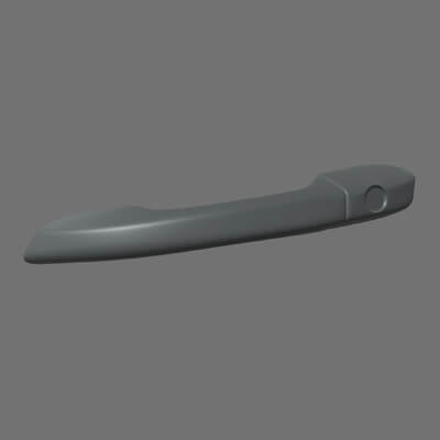 Car Door Handle 01 - 3D Model by ViperJr3D