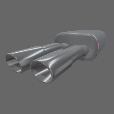 Car Exhaust Pipe - 3D Model by ViperJr3D