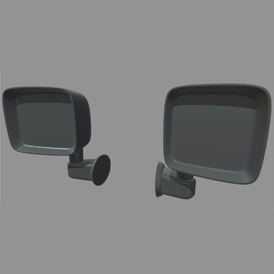 Car Mirror 012 - 3D Model by ViperJr3D