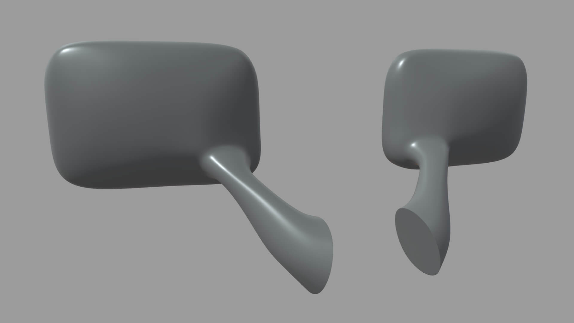 Car Mirror 018 - 3D Print Model by ViperJr3D