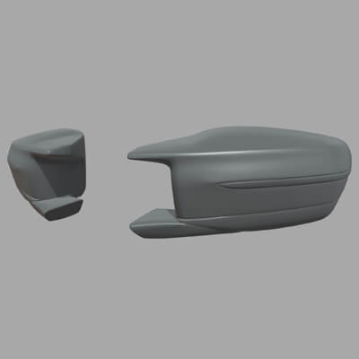 Car Mirror 019 - 3D Model by ViperJr3D
