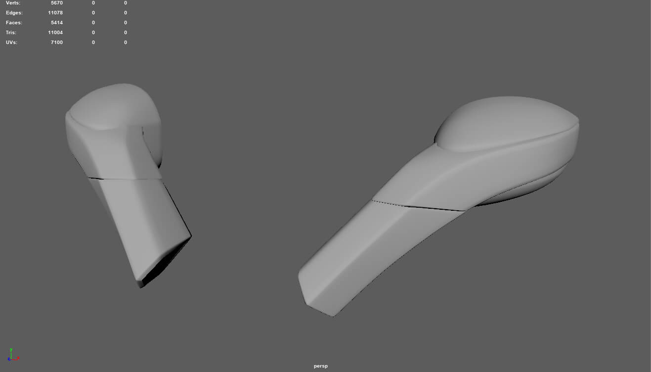 Car Mirror 04 - 3D Model by ViperJr3D