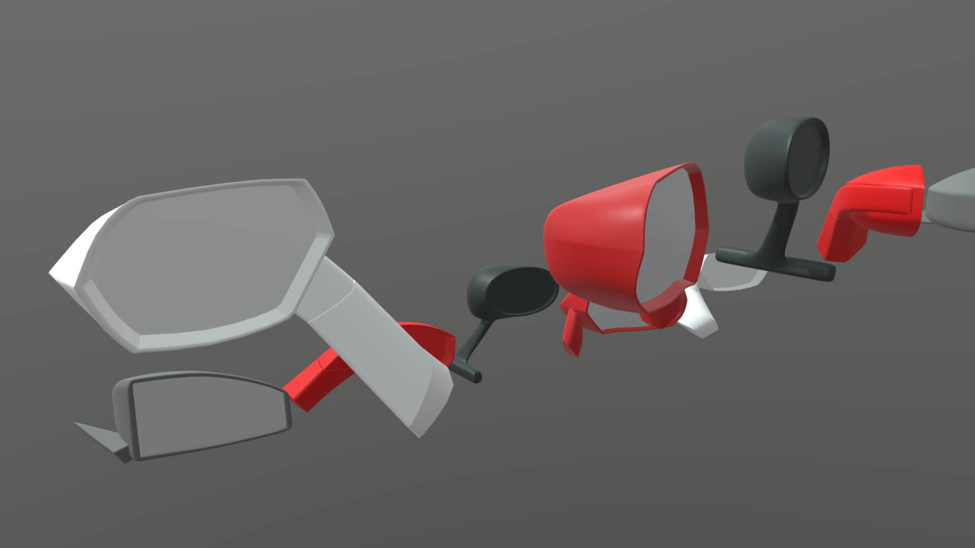 Car Mirror Pack 01 - 3D Model by ViperJr3D