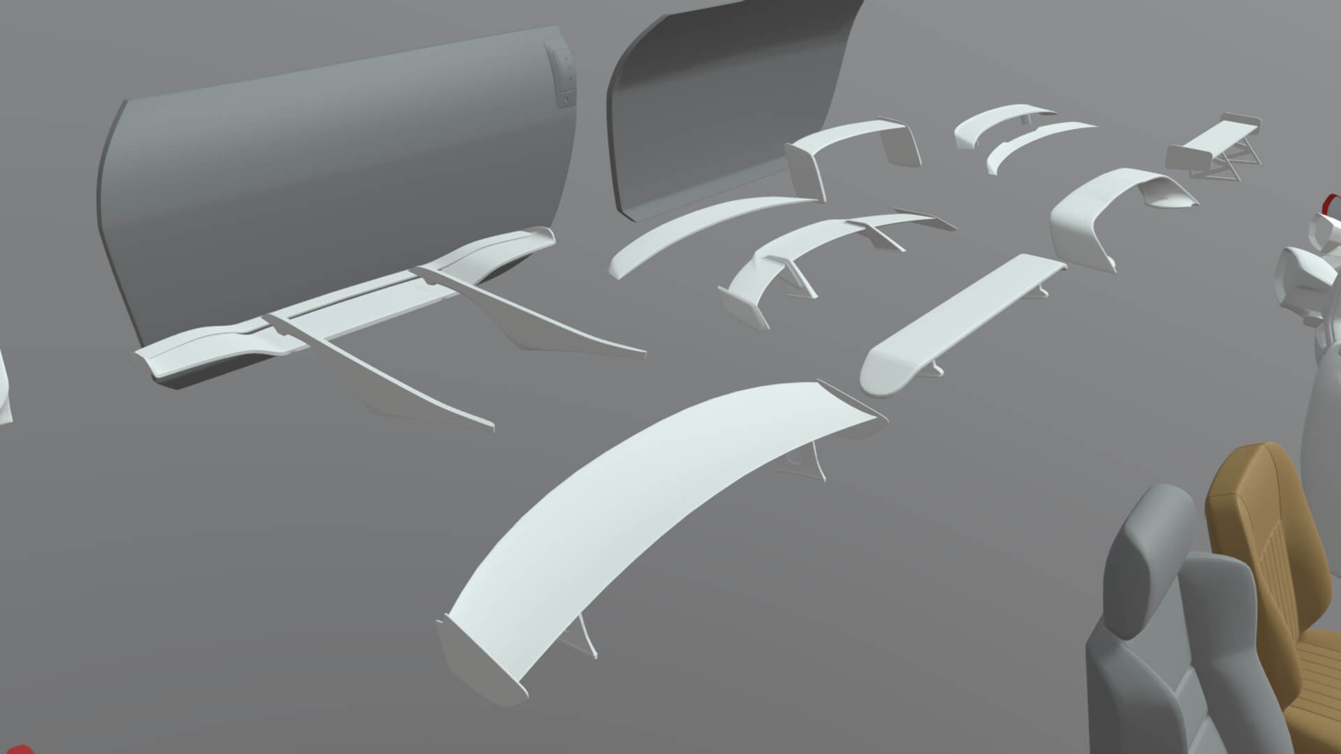 Car Parts Pack - 3D Model by ViperJr3D