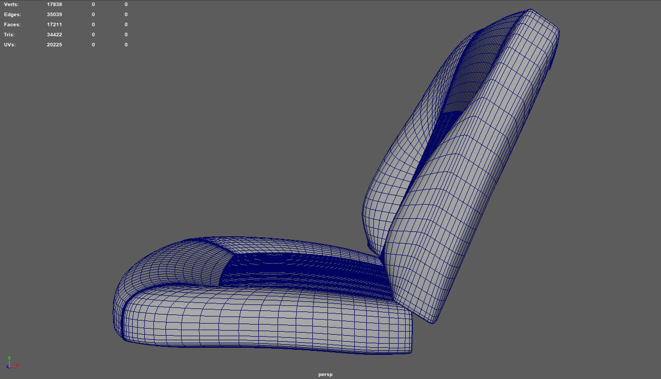 Car Seat 010 Concept - 3D Model by ViperJr3D