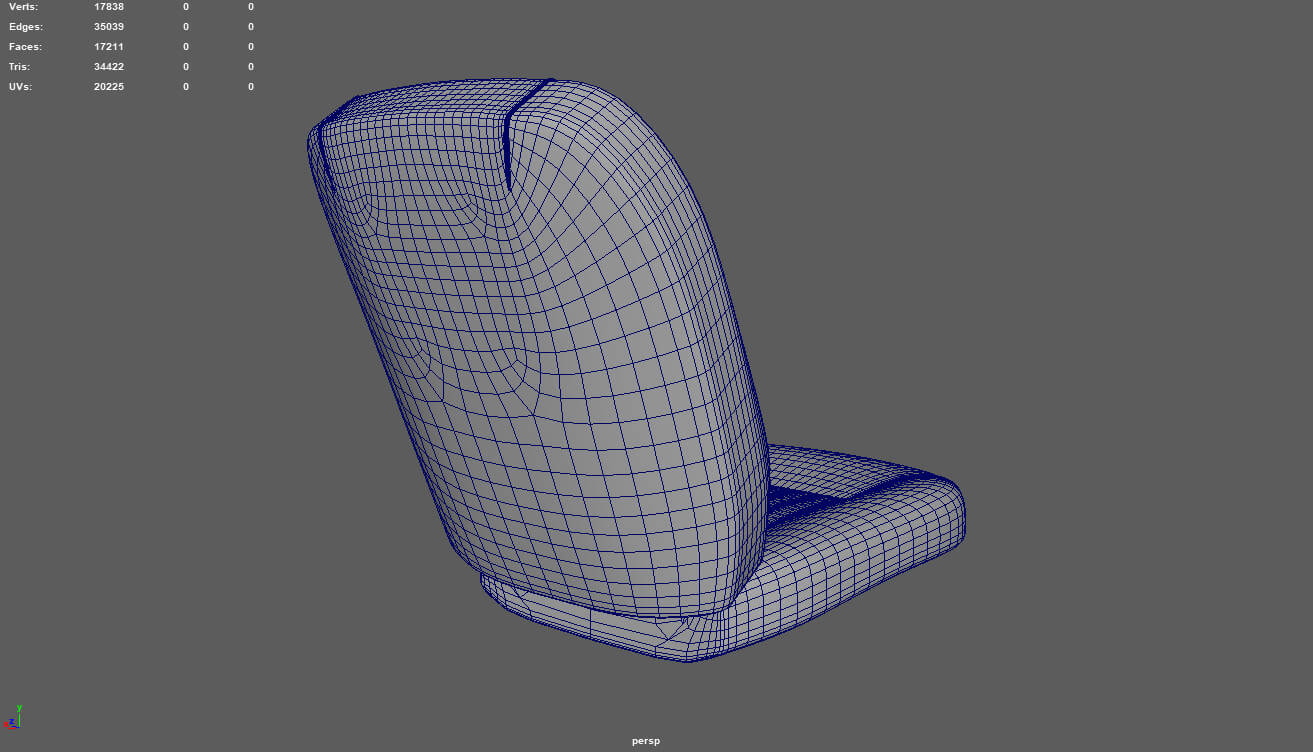 Car Seat 010 Concept - 3D Model by ViperJr3D