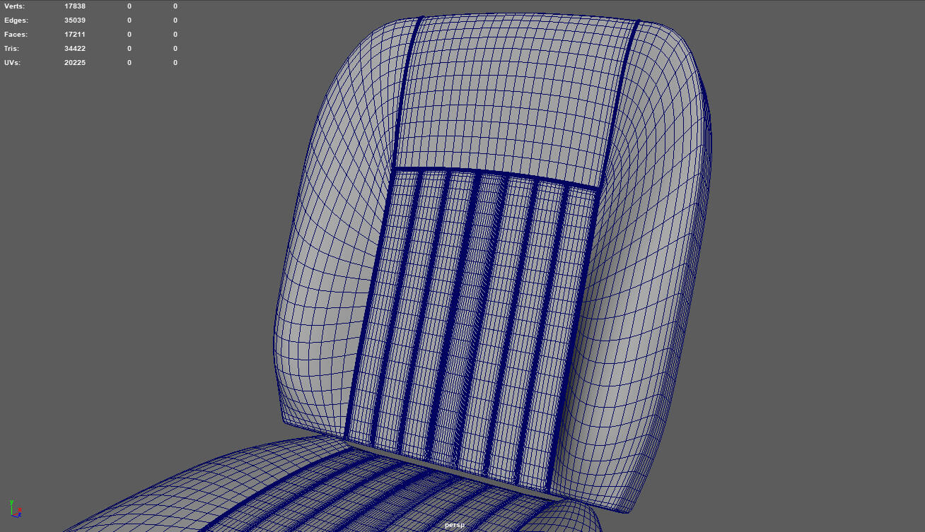 Car Seat 010 Concept - 3D Model by ViperJr3D