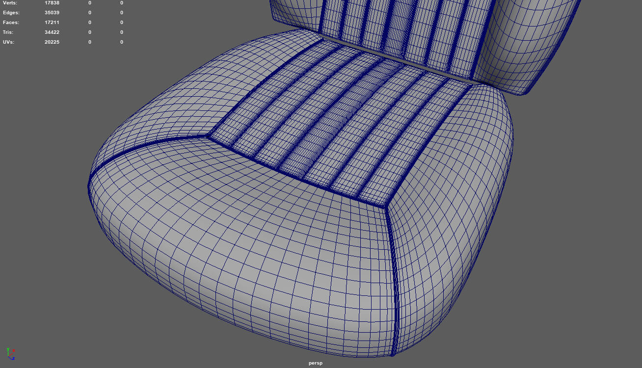 Car Seat 010 Concept - 3D Model by ViperJr3D