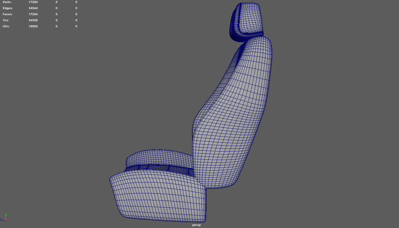 Car Seat 011 Concept - 3D Model by ViperJr3D