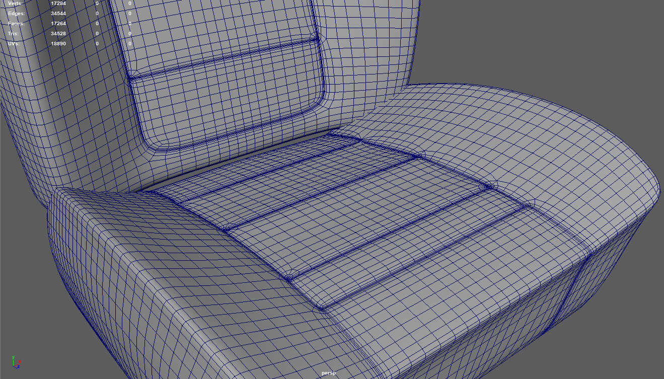 Car Seat 011 Concept - 3D Model by ViperJr3D