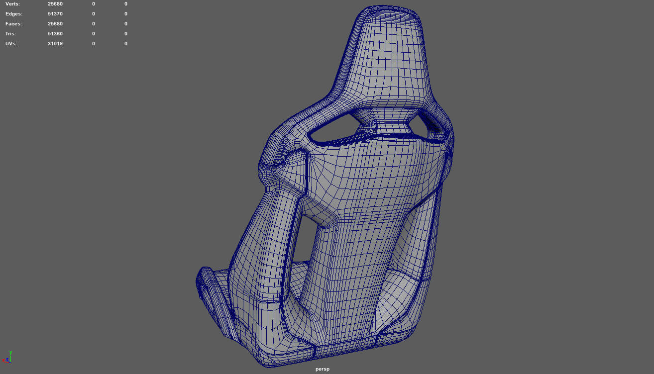 Car Seat 012 Concept - 3D Model by ViperJr3D