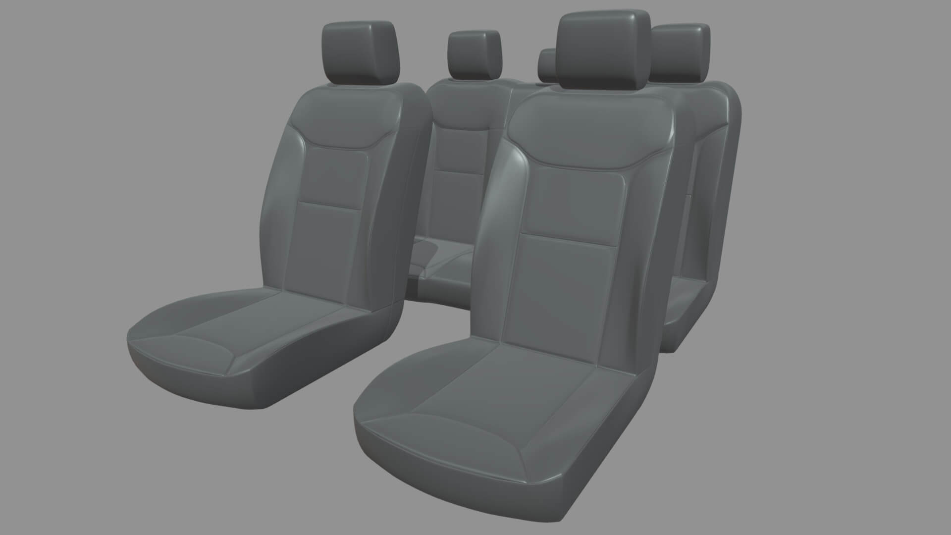 Car Seat 014 Concept - 3D Model by ViperJr3D