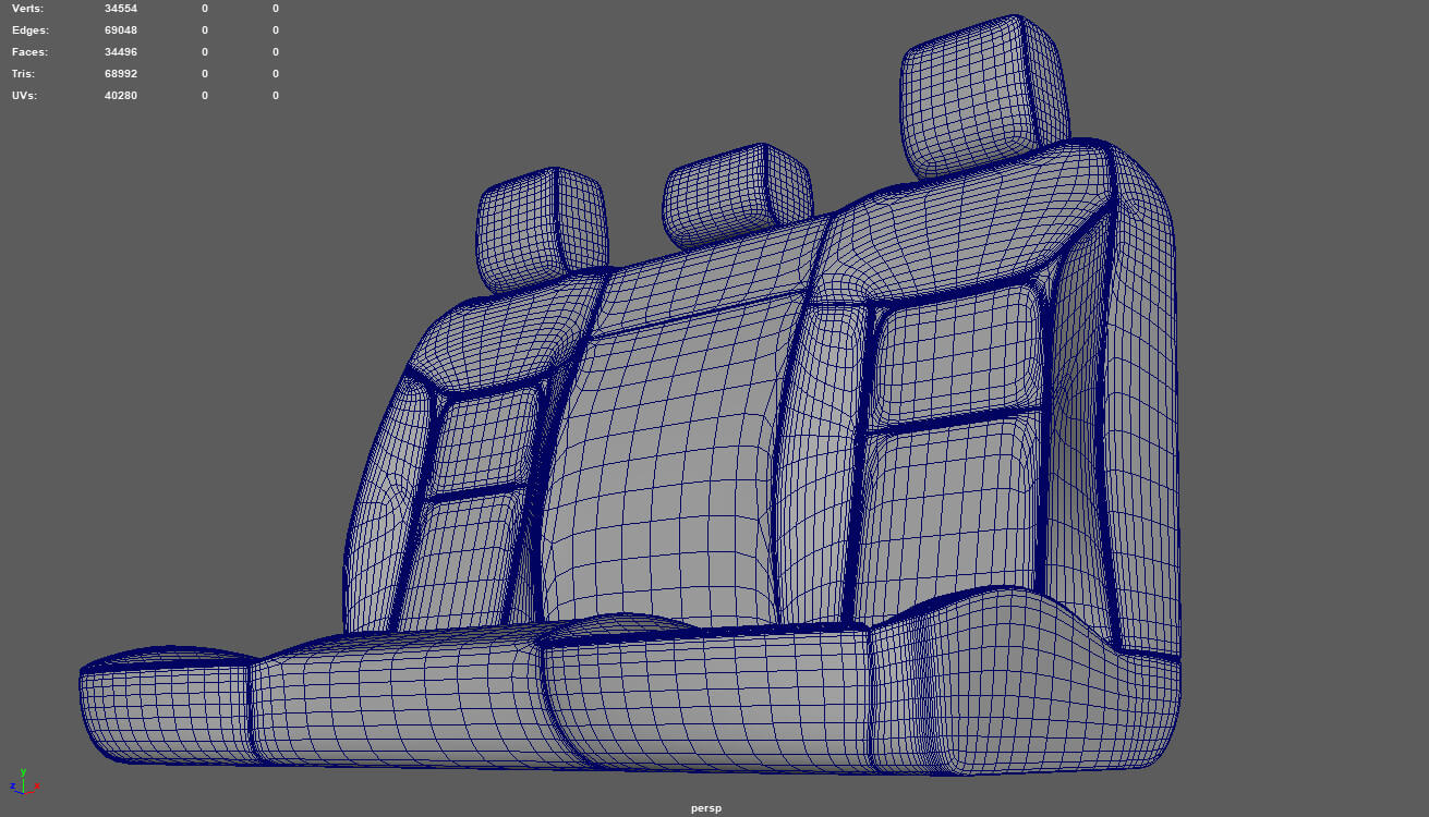 Car Seat 014 Concept - 3D Model by ViperJr3D