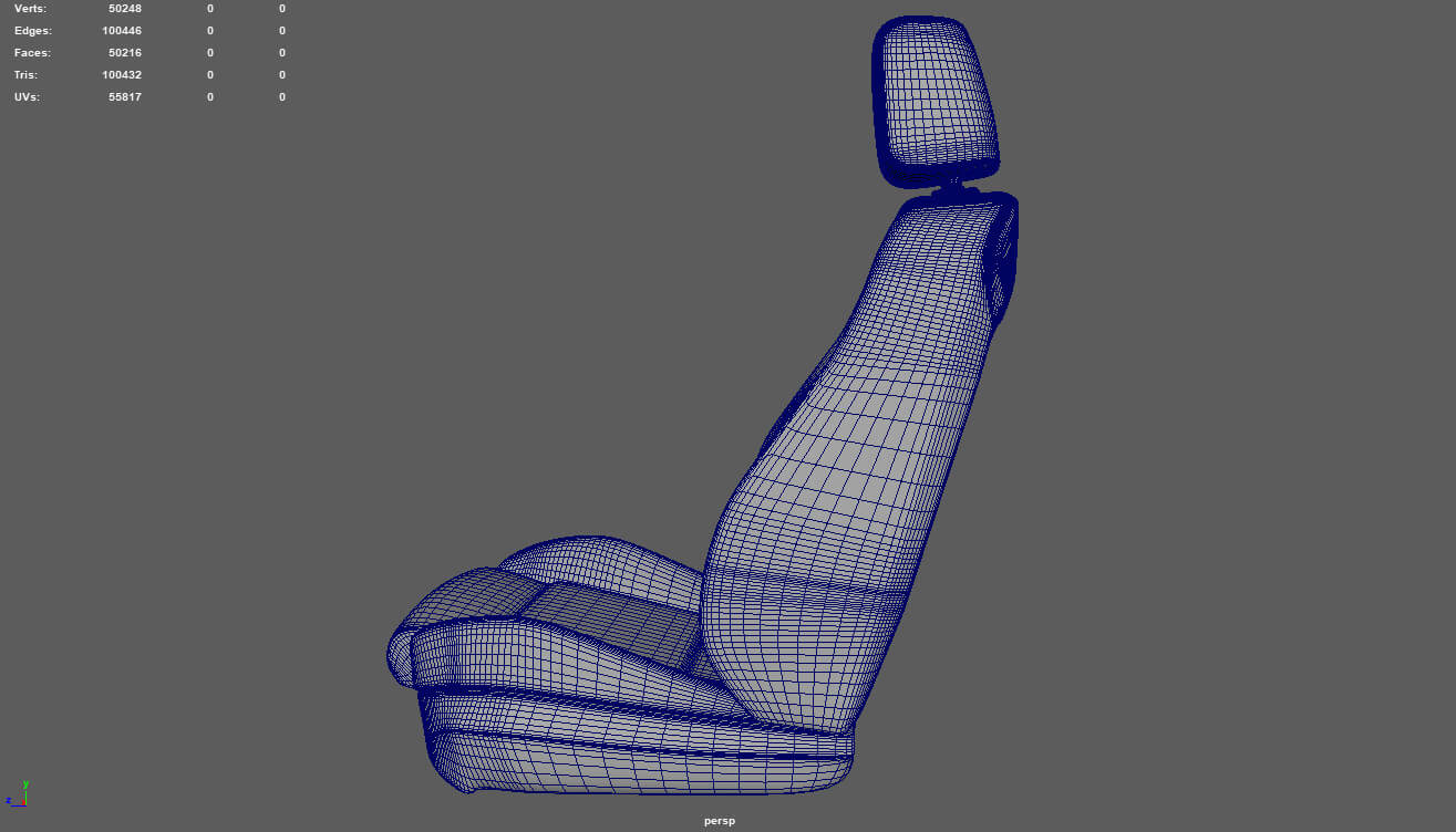 Car Seat 015 Concept - 3D Model by ViperJr3D
