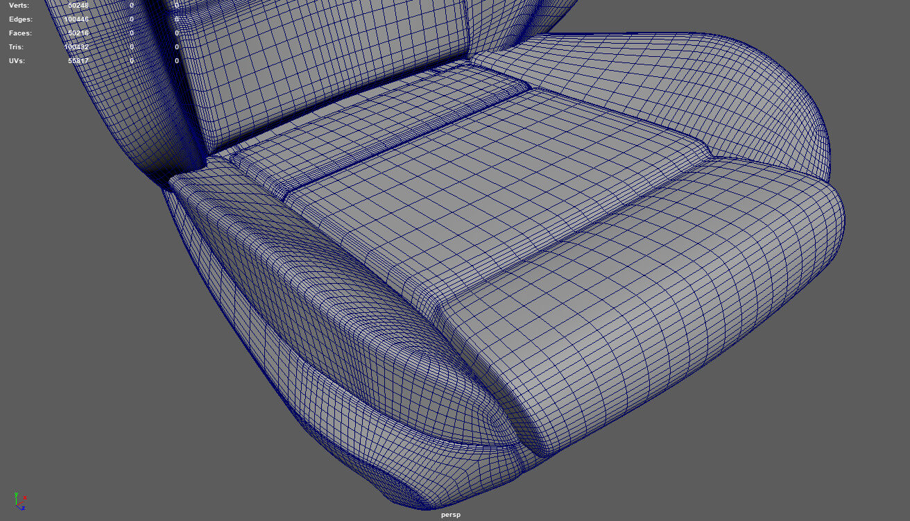 Car Seat 015 Concept - 3D Model by ViperJr3D