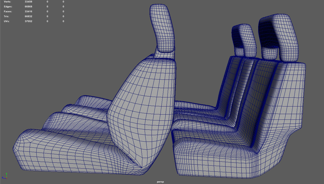 Car Seat 016 Concept - 3D Model by ViperJr3D