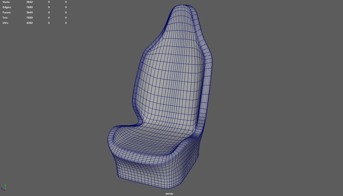 Car Seat 018 Concept - 3D Model by ViperJr3D