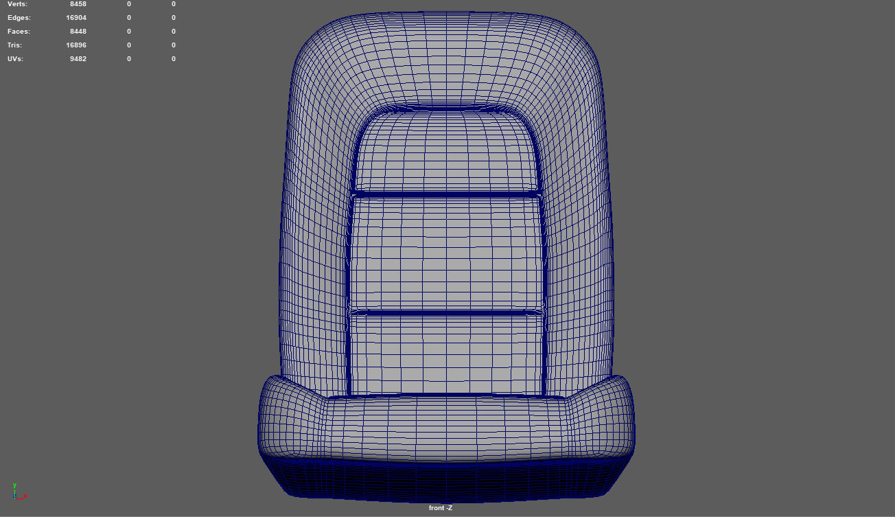 Car Seat 022 - 3D Model by ViperJr3D
