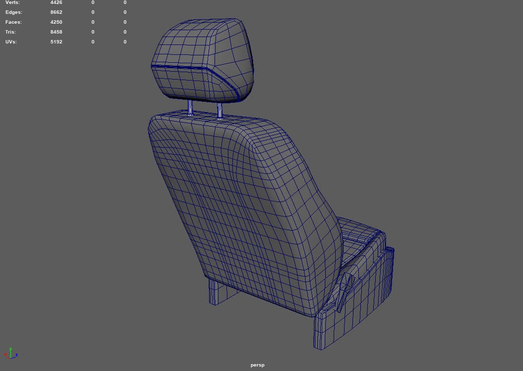 Car Seat 04 Concept - 3D Model by ViperJr3D