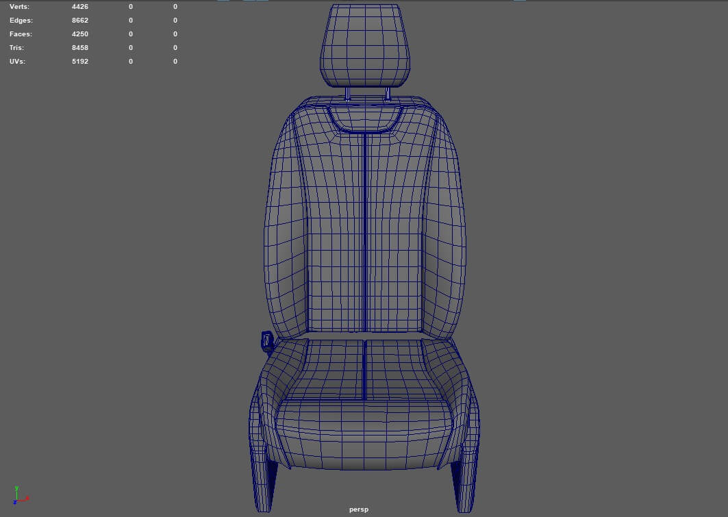 Car Seat 04 Concept - 3D Model by ViperJr3D